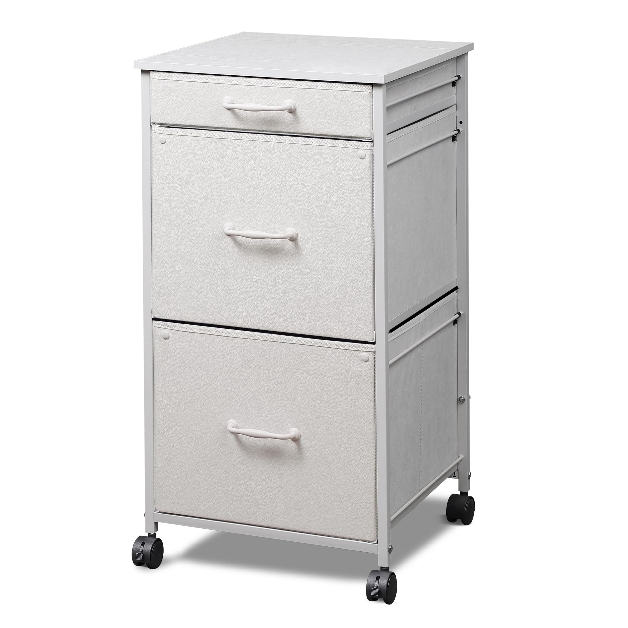 3 Drawer Mobile File Cabinet, Printer Stand – Devaise