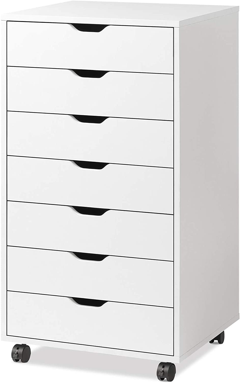 Drawer Unit with 7 Drawers on Casters | DEVAISE – Devaise