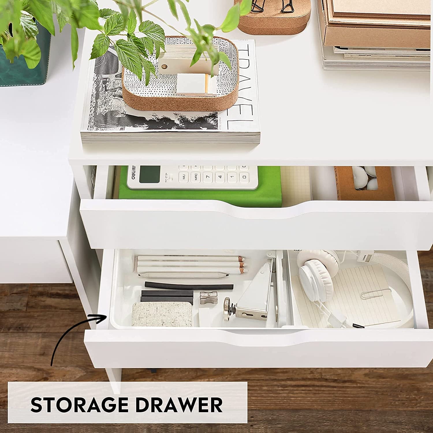 Drawer Unit with 7 Drawers on Casters | DEVAISE – Devaise